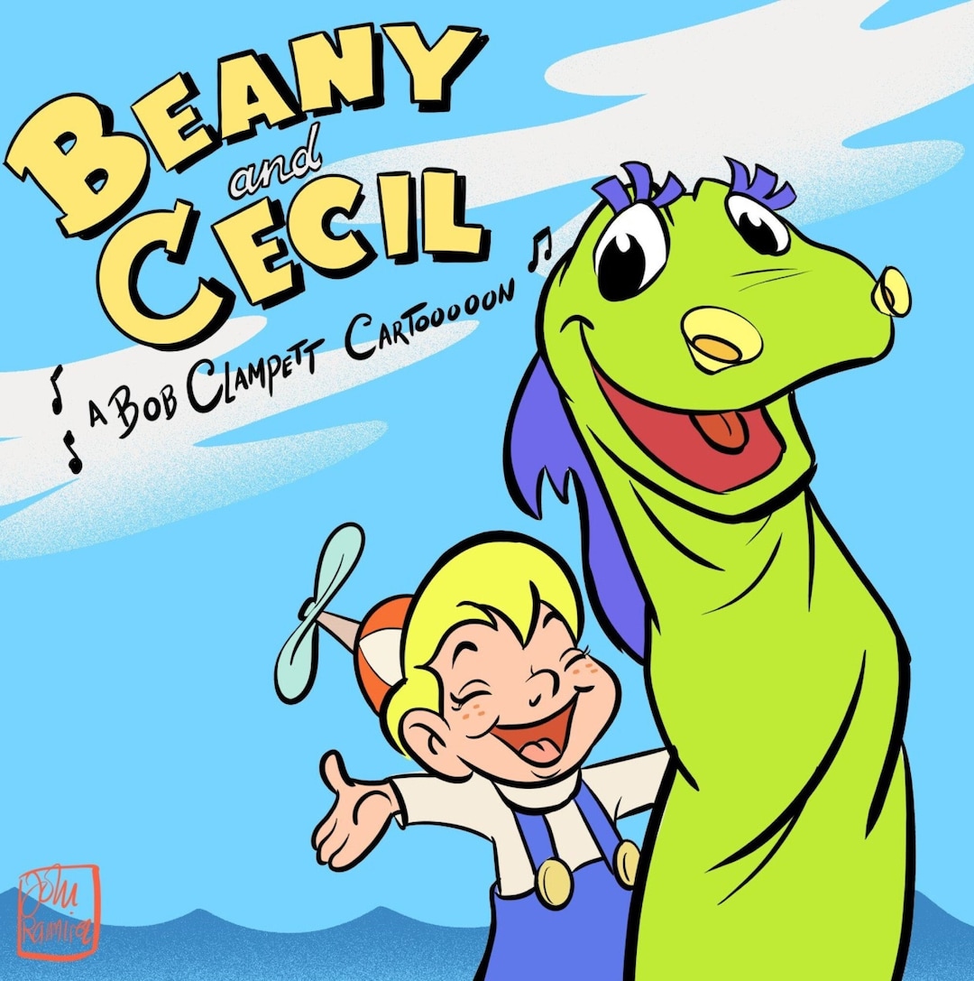 Beany and Cecil Print on Fine Art Paper - Etsy