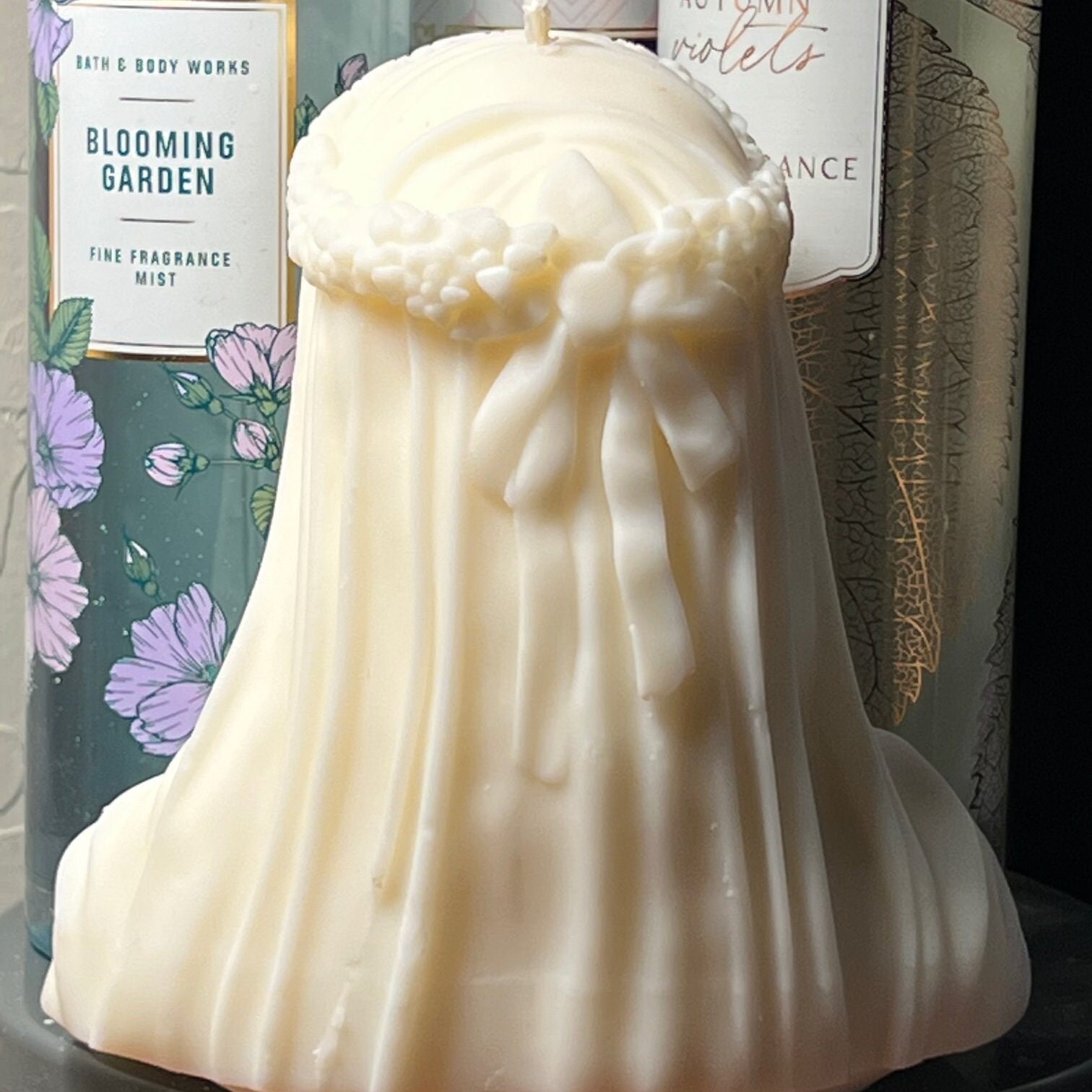 Veiled Goddess Pillar Candle - Etsy