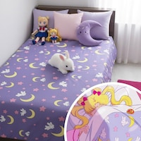 Sailor Moon Serena's Room Usagi Inspired Anime Velveteen Plush Blanket ...