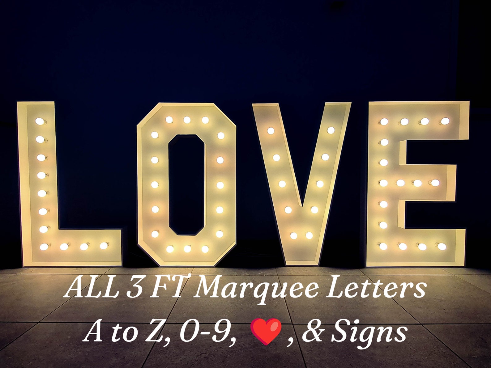 Make Your Own 3ft Marquee Letters - Easy to Follow Wood All Letters ...