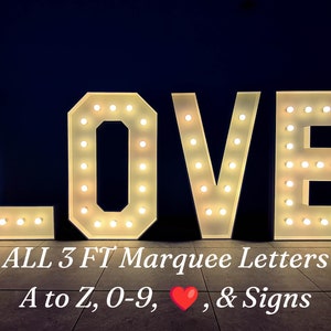 Make Your Own 3ft Marquee Letters - Easy to Follow Wood All Letters ...