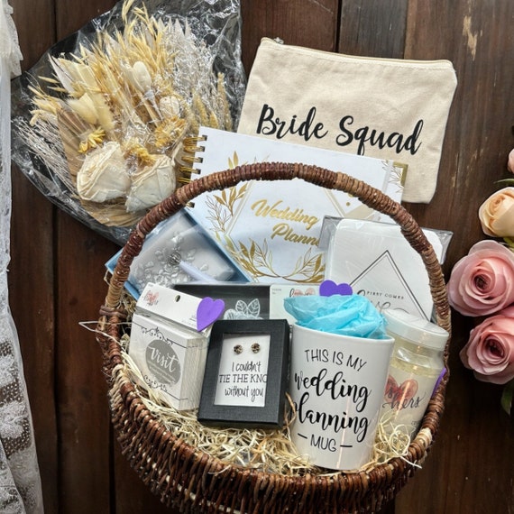 Engagement Gift Basket Recommitment Ceremony Wedding Prep Wedding Planning Wedding Starter Kit Vow Renewal Planning Kit Gift for Her Etsy