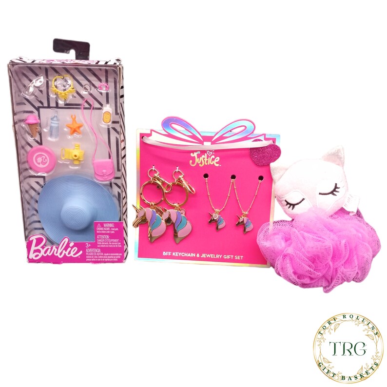 Barbie Gift Basket, 3-8 Years Girls Birthday Gift, Girls Care Package ...