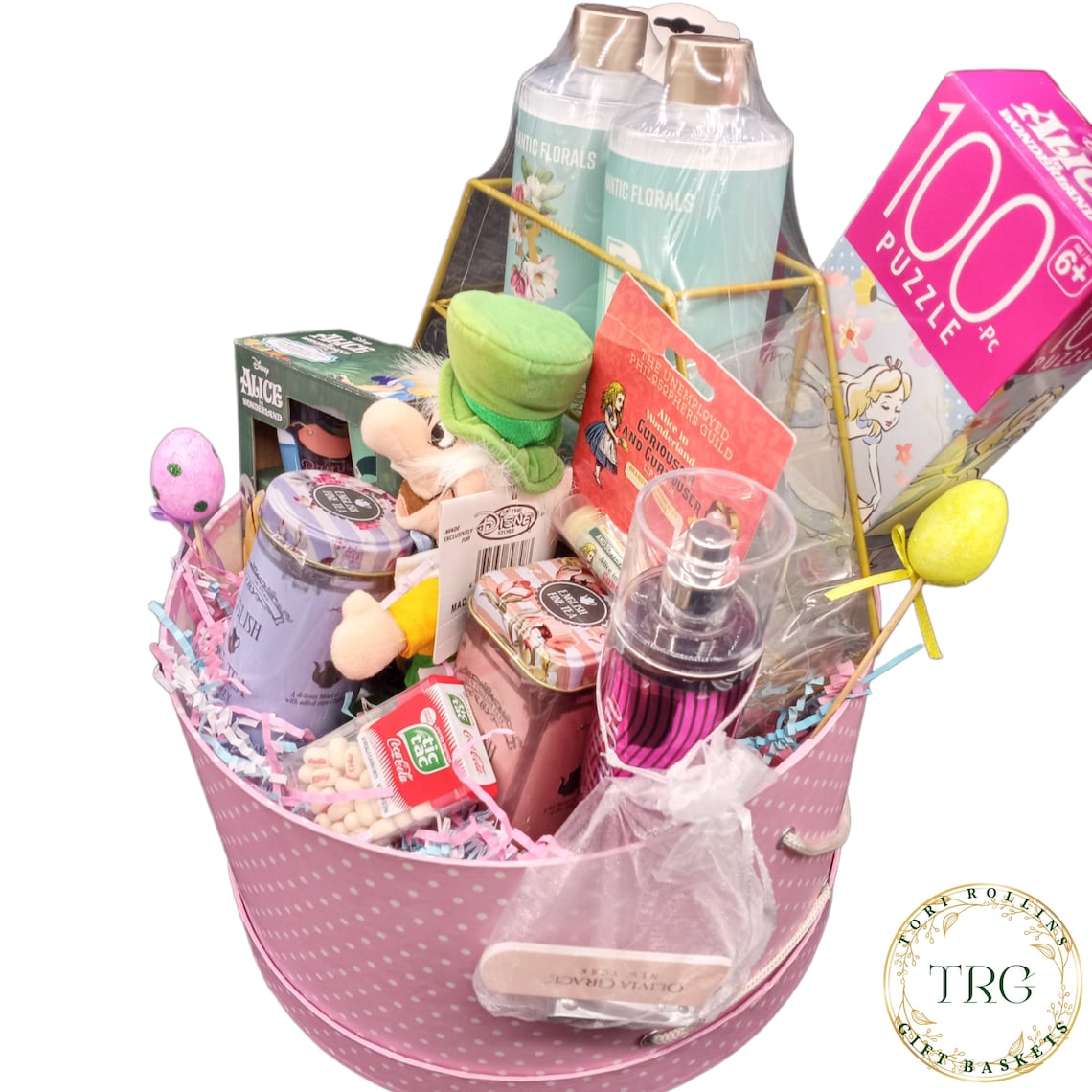 Classic Alice in Wonderland Gift Idea, Birthday Gift Basket for Her ...