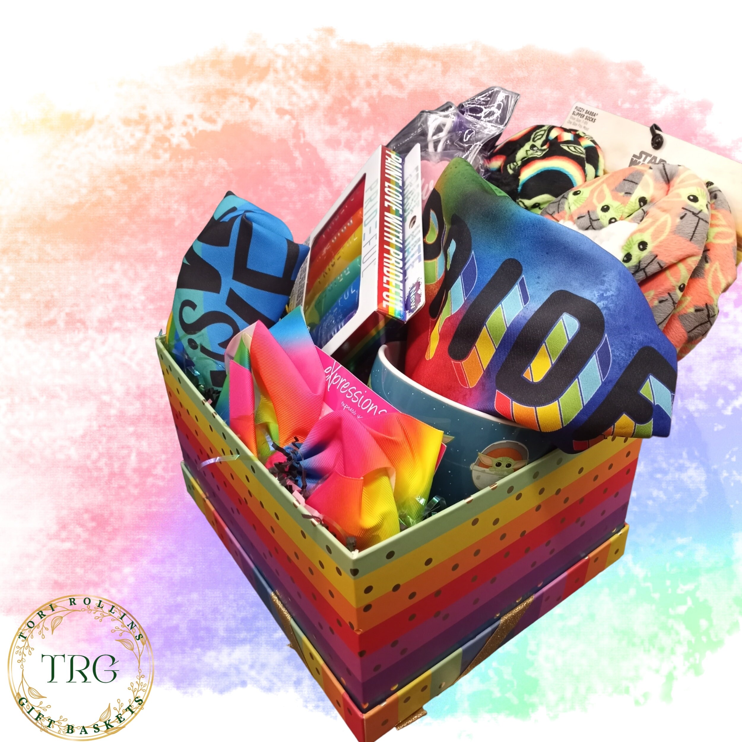 Star Wars-themed LGBTQ Gift Basket, Baby Yoda Pride Gift Box, Pride ...