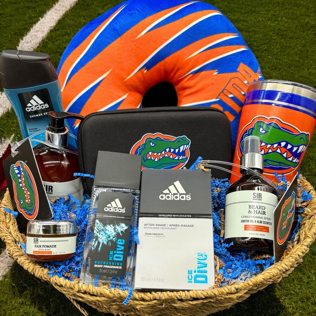 Florida Gators-themed Gift Basket, Birthday Gift Men, Gift Basket for ...