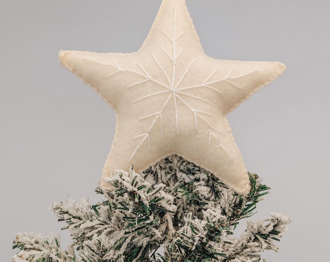 Christmas Tree Star Topper | Felt Star | Boho Xmas Star | Kids Room ...