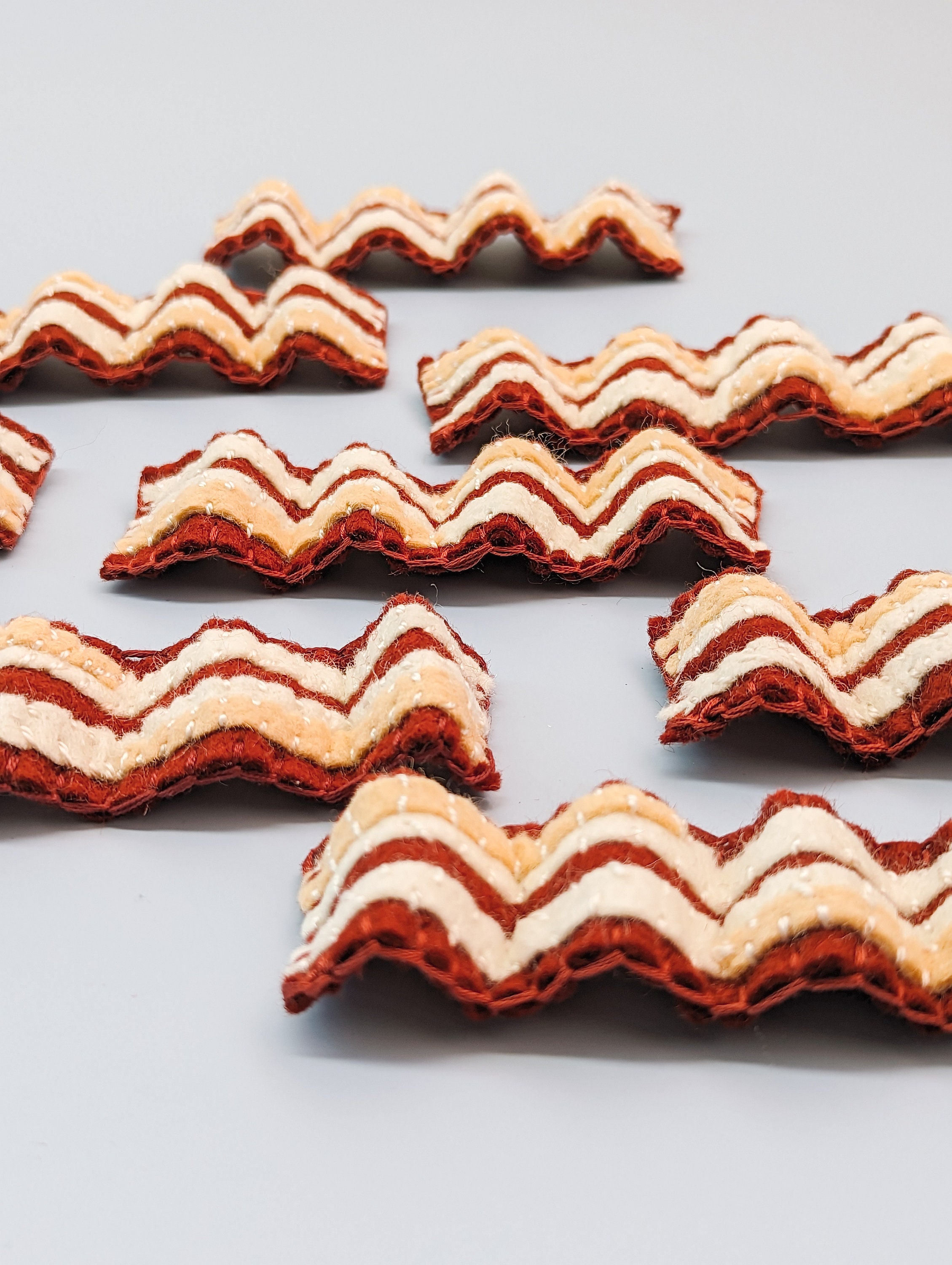 Felt Bacon Breakfast Set Add-on Bendable Bacon Pretend - Etsy