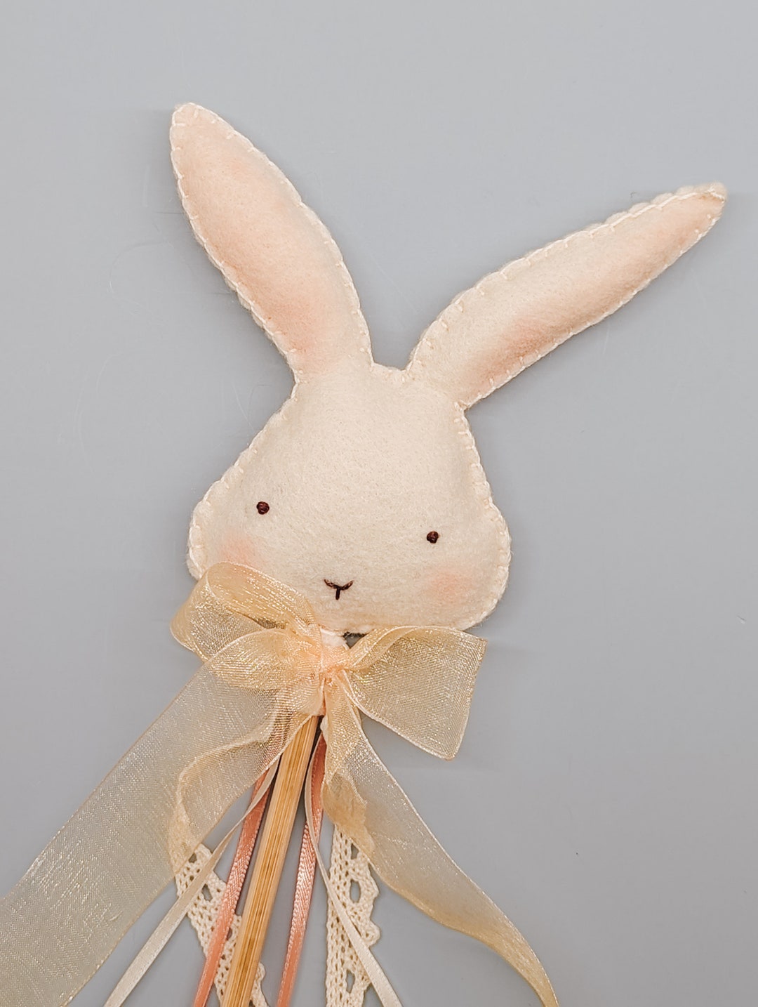 Easter Bunny Wand | Bunny Wand | Boho Wand | Make Believe |imagination ...