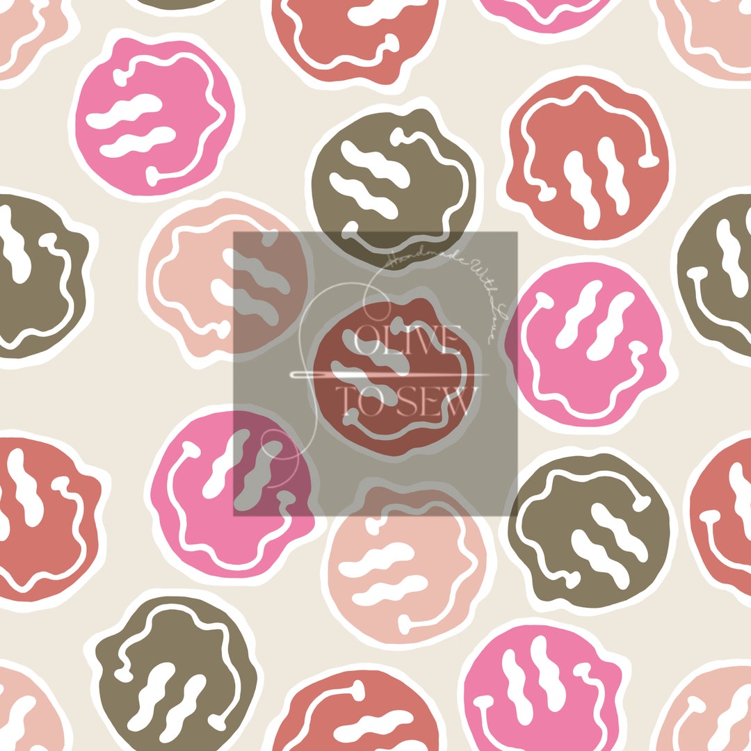 Wavy Neutral Happy Faces Full Canopy MADE TO ORDER - Etsy