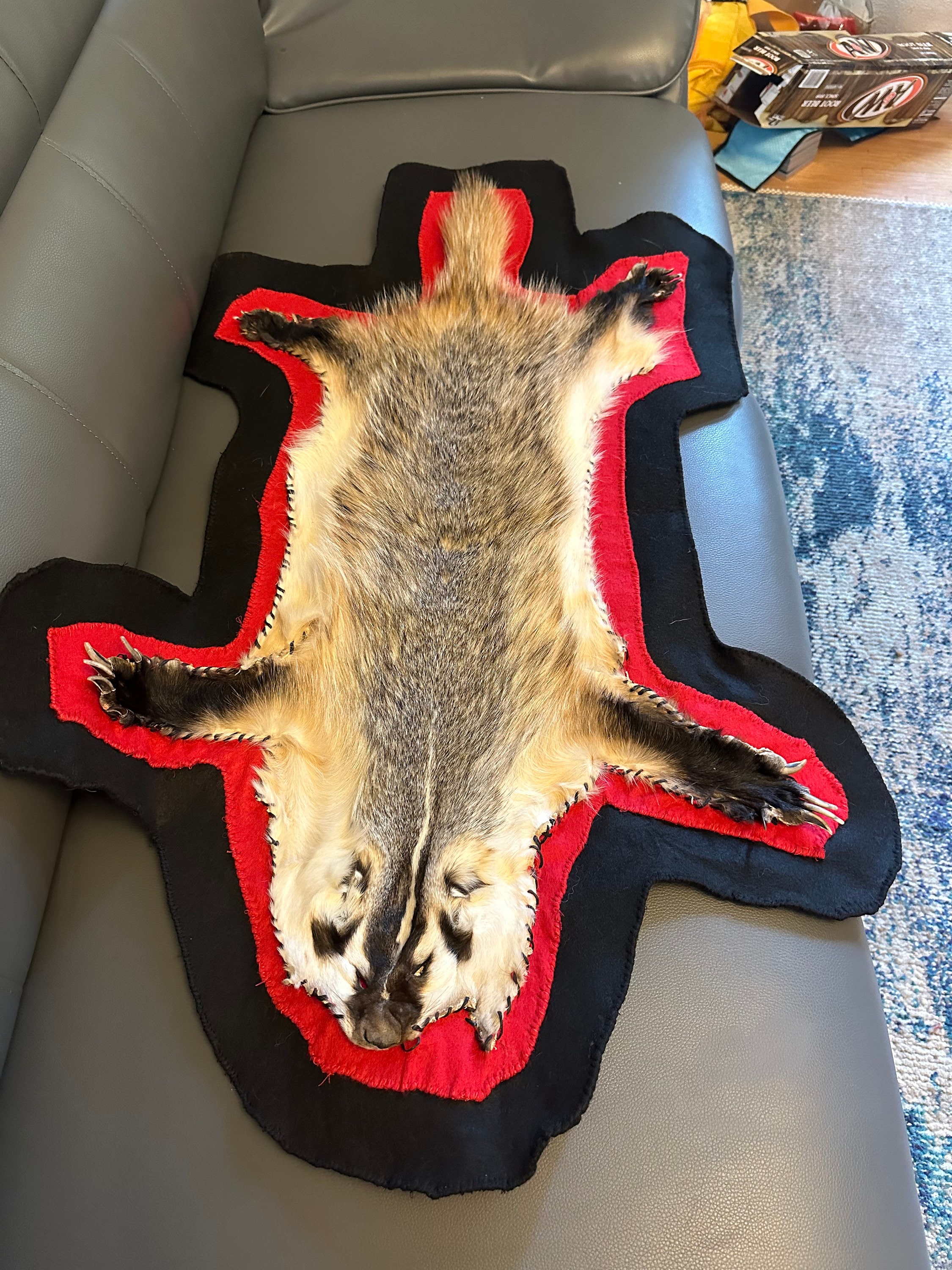 Decorative Badger Rug - Etsy