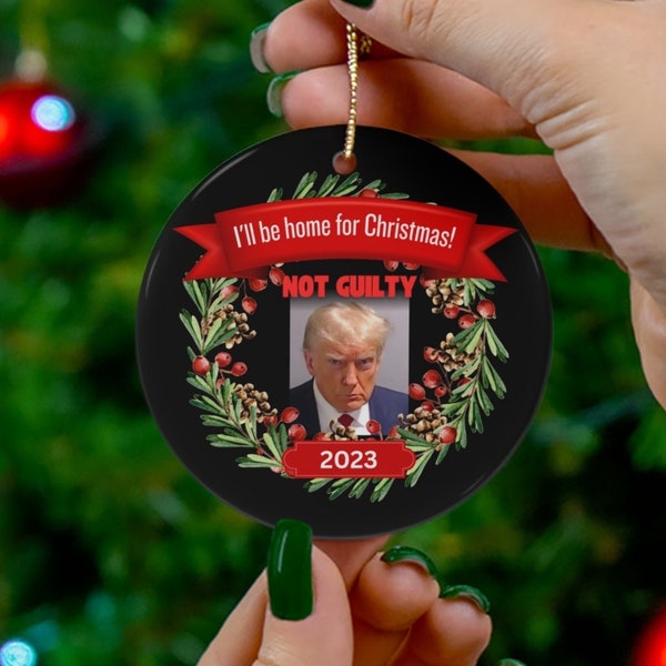 Christmas Ornament Trump - Etsy