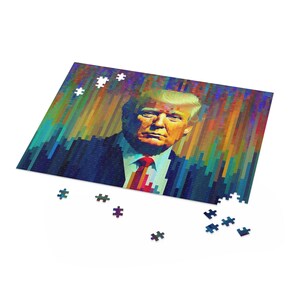 Donald Trump Matrix 500 Piece Puzzle, USA, Cardboard Material, 3 SIZES ...