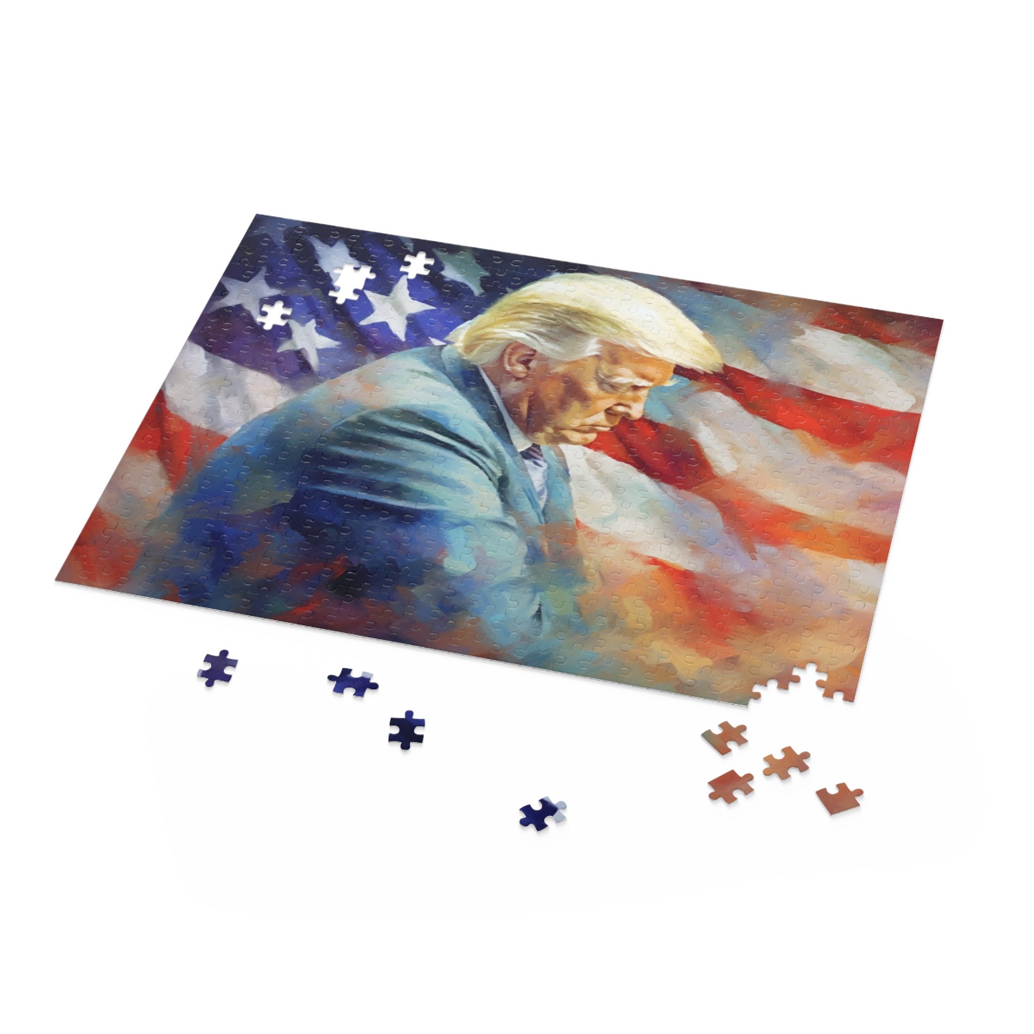 Donald Trump, Colorful 500 Piece Puzzle, USA, Cardboard Material, 3 ...