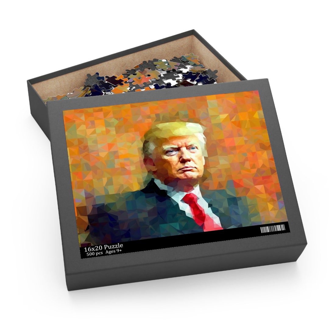 Donald Trump Colorful 500 Piece Puzzle, USA, Cardboard Material, 3 ...