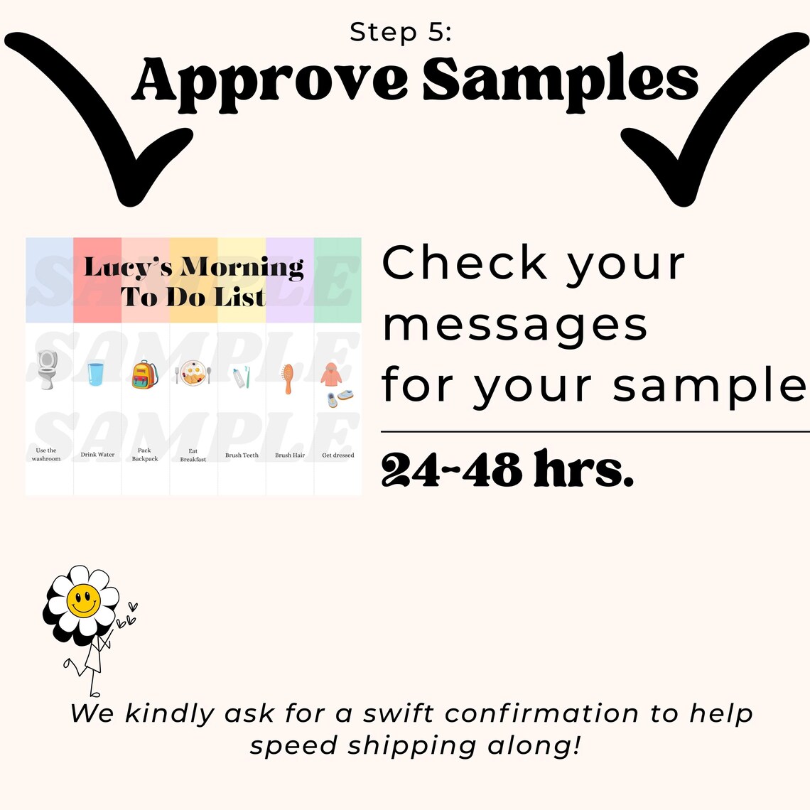 Kids Morning Chart Laminated - Customizable Morning Routine Chart for ...