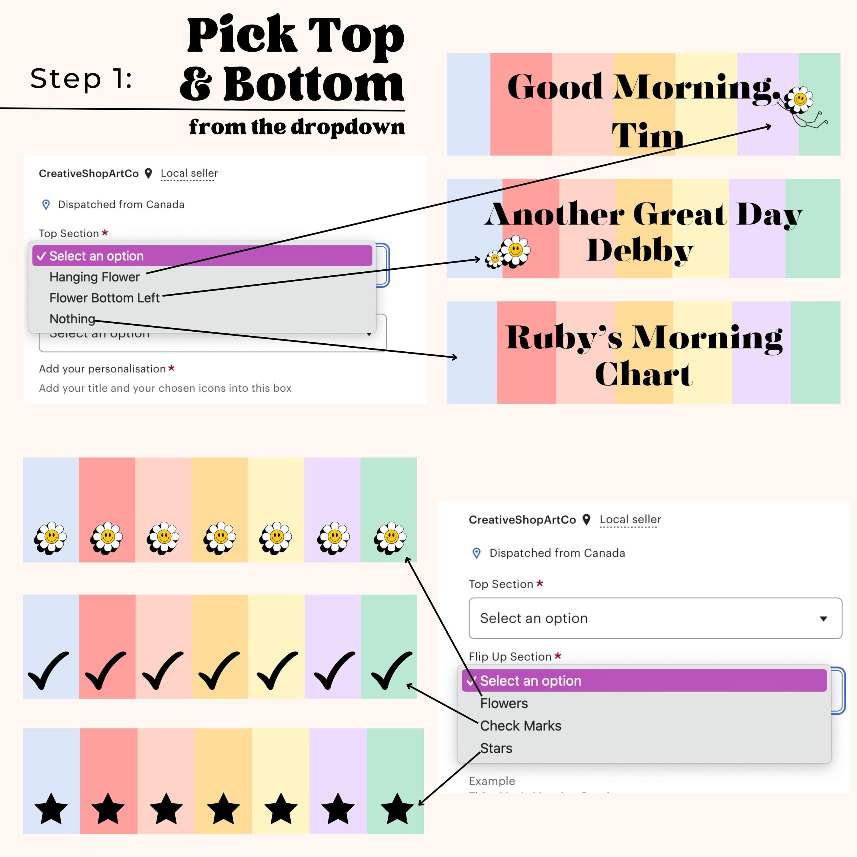 Kids Morning Chart Laminated - Customizable Morning Routine Chart for ...