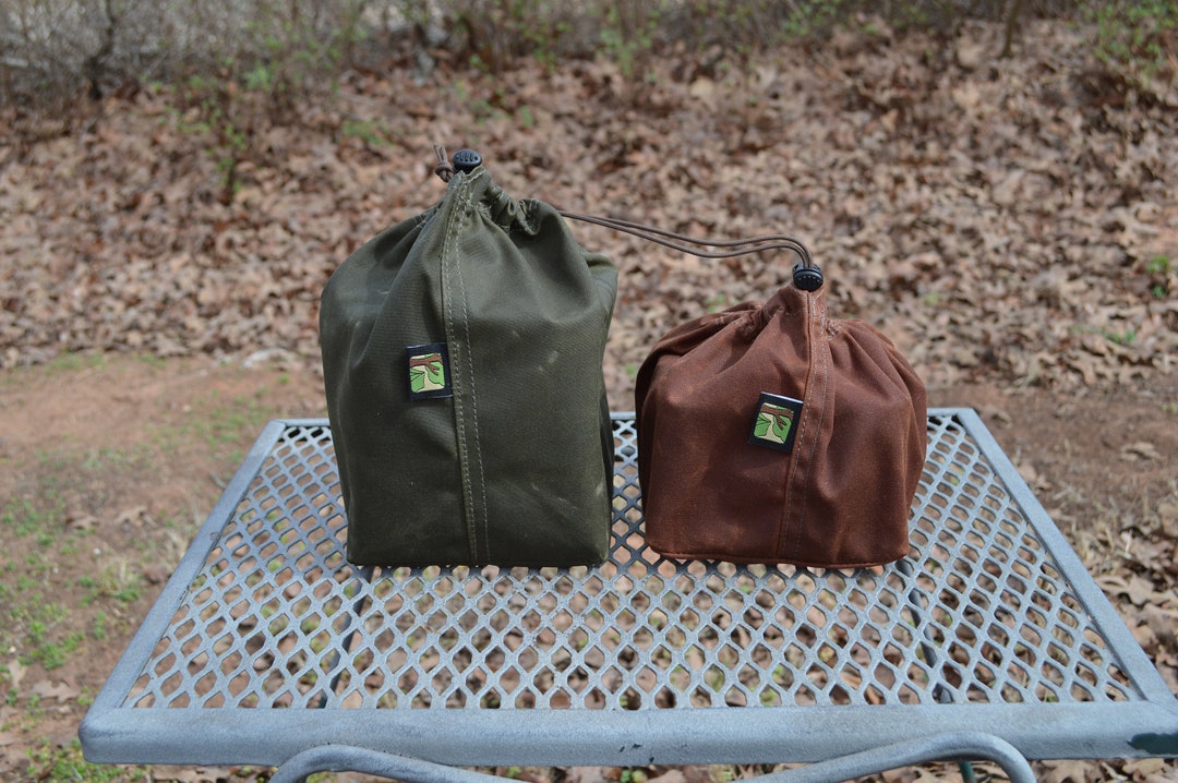 Waxed Canvas SRO Cook Kit Carry Bags / Bucket Bag / Stuff Sack - Etsy