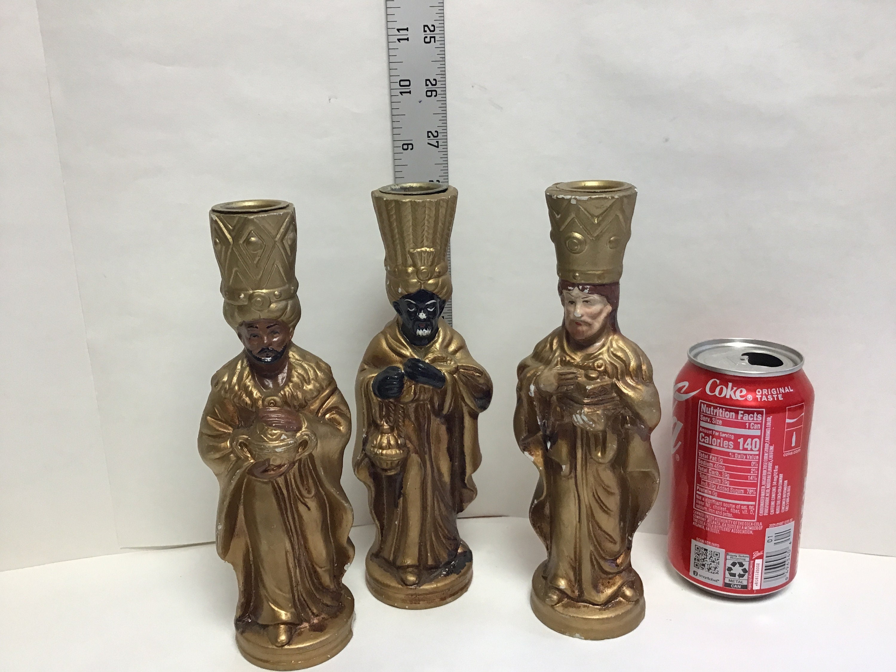 3 Wise Men Candleholders- Vintage - Etsy