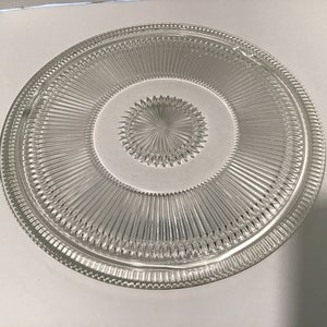 Vintage Chrome Cake Saver- Cover and Original Glass Plate - Etsy