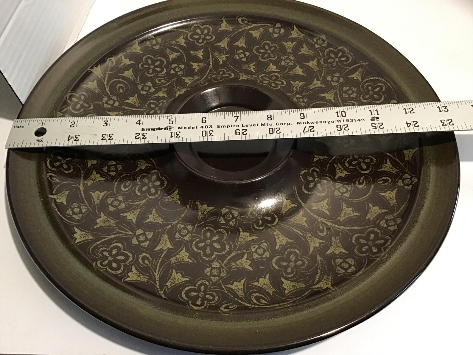 Vintage Franciscan Madeira Chip and Dip Platter ( No Dip Bowl) - Etsy