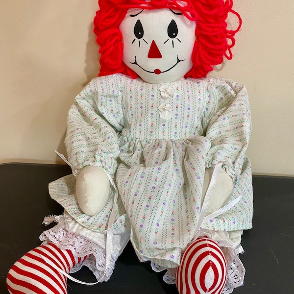 Raggedy Ann Doll - Etsy