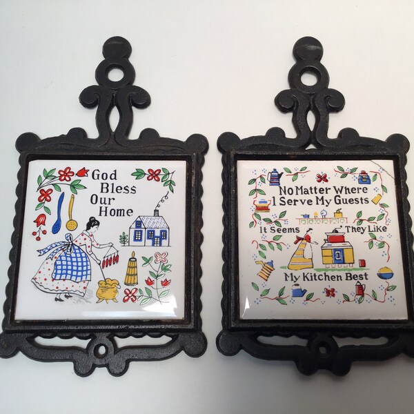 Metal Tile Trivet - Etsy