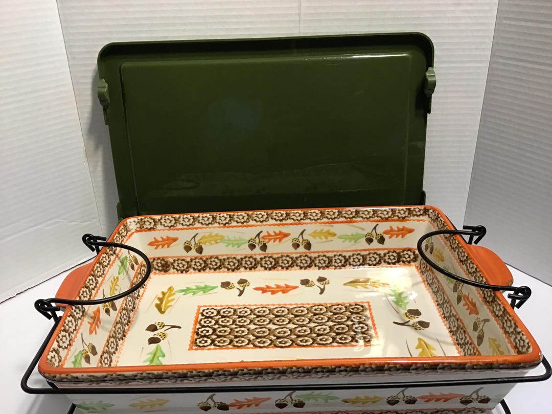 Temp-tations by Tara “ Old World Harvest” 13 X 9 Casserole/lasagna Pan ...