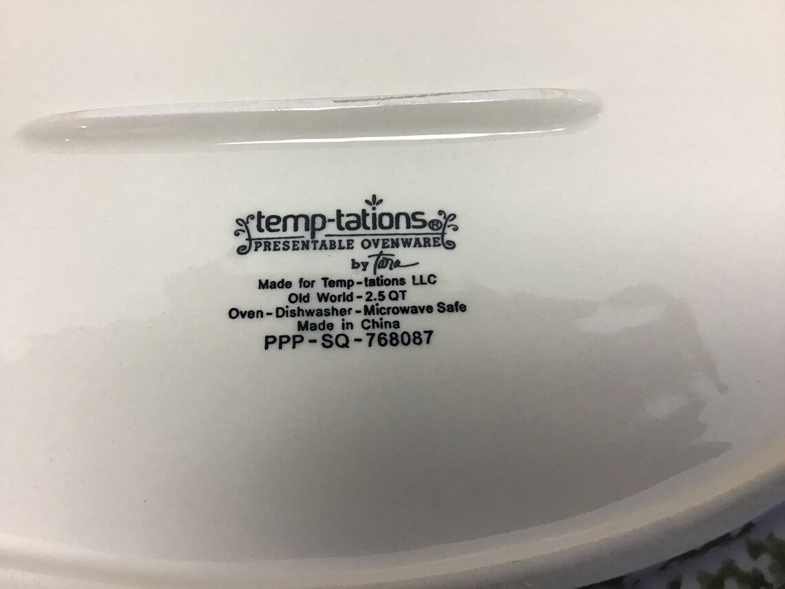 Temp-tations Old World Confetti by Tara 2.5 Casserole Dish - Etsy