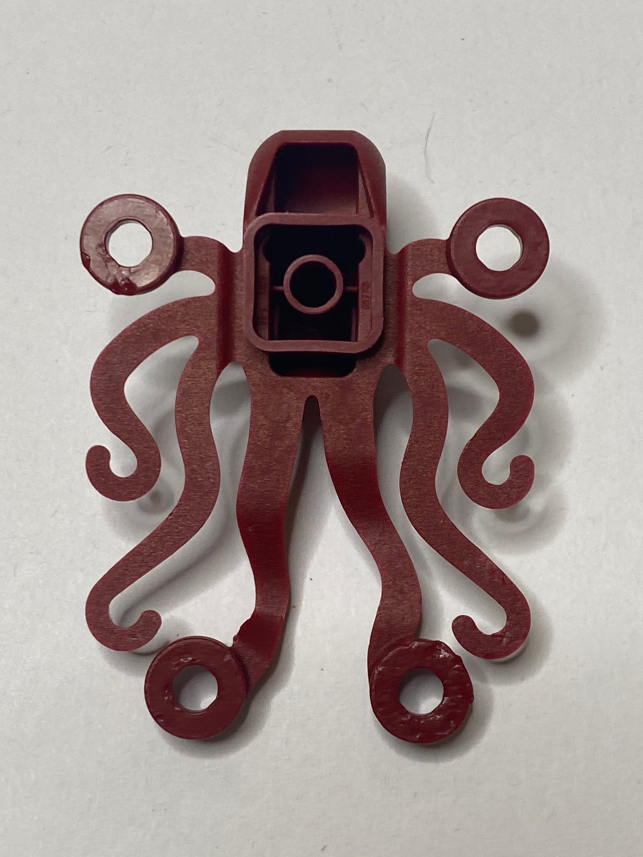 Lego Octopus Animal dark Red 6086 Mini Figure - Etsy