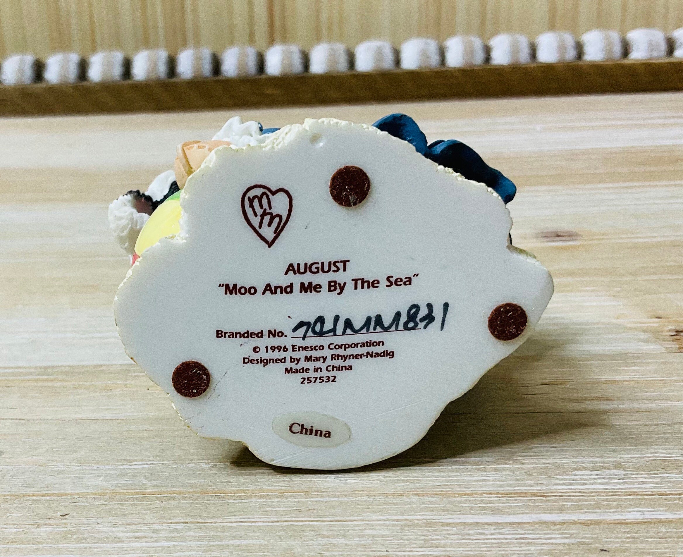 Marys Moo Moos moo and Me by the Sea august Enesco Cow - Etsy