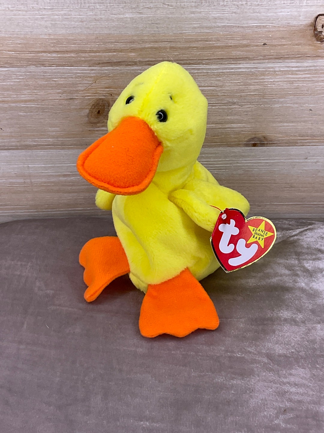 Ty quackers the Duck Beanie Baby, Vintage, Rare and Retired - Etsy