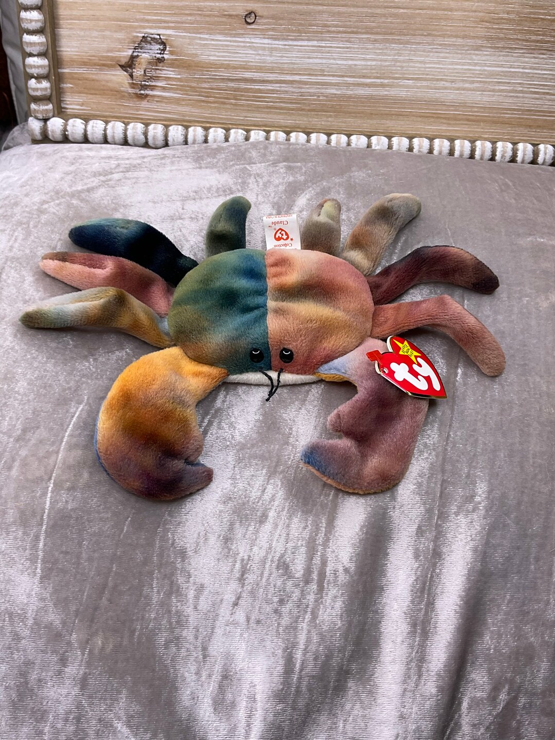 Ty claude the Crab Beanie Baby, 4th Generation, PVC, Vintage, Rare and ...