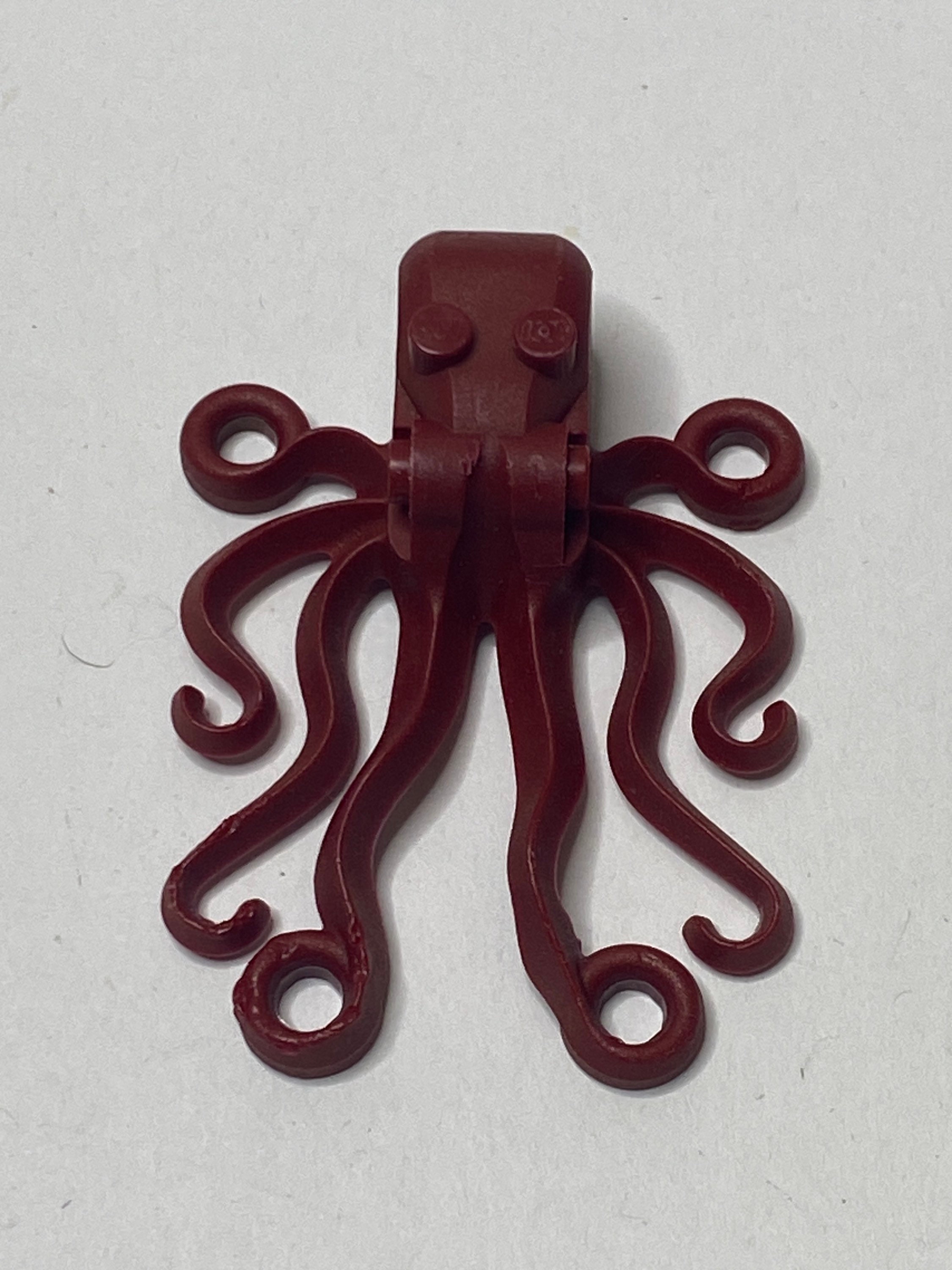 Lego Octopus Animal dark Red 6086 Mini Figure - Etsy