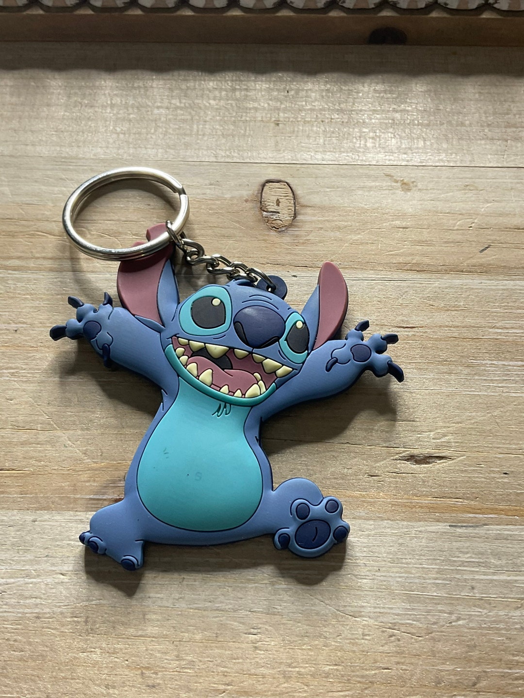 Keychains, Disney Keychain Keyring Stitch PVC - Etsy