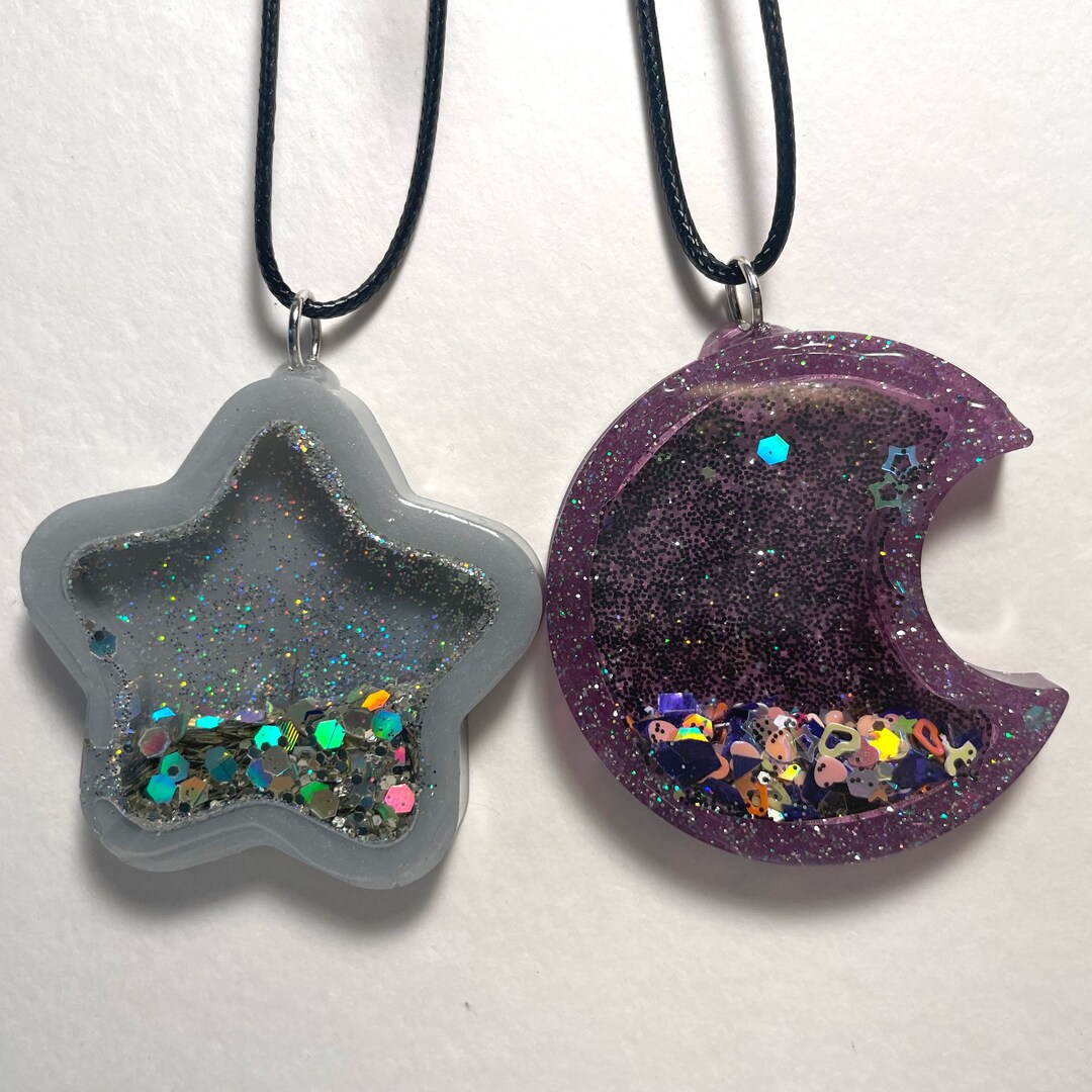 Shaker Charm Necklaces Assorted Shapes and Colors - Etsy