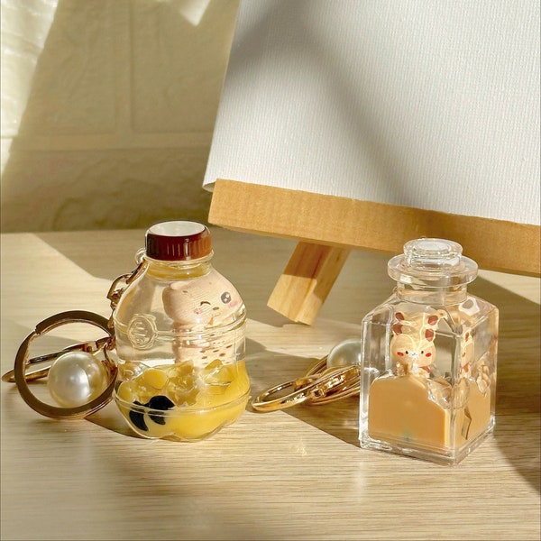 Liquid Keychain - Etsy