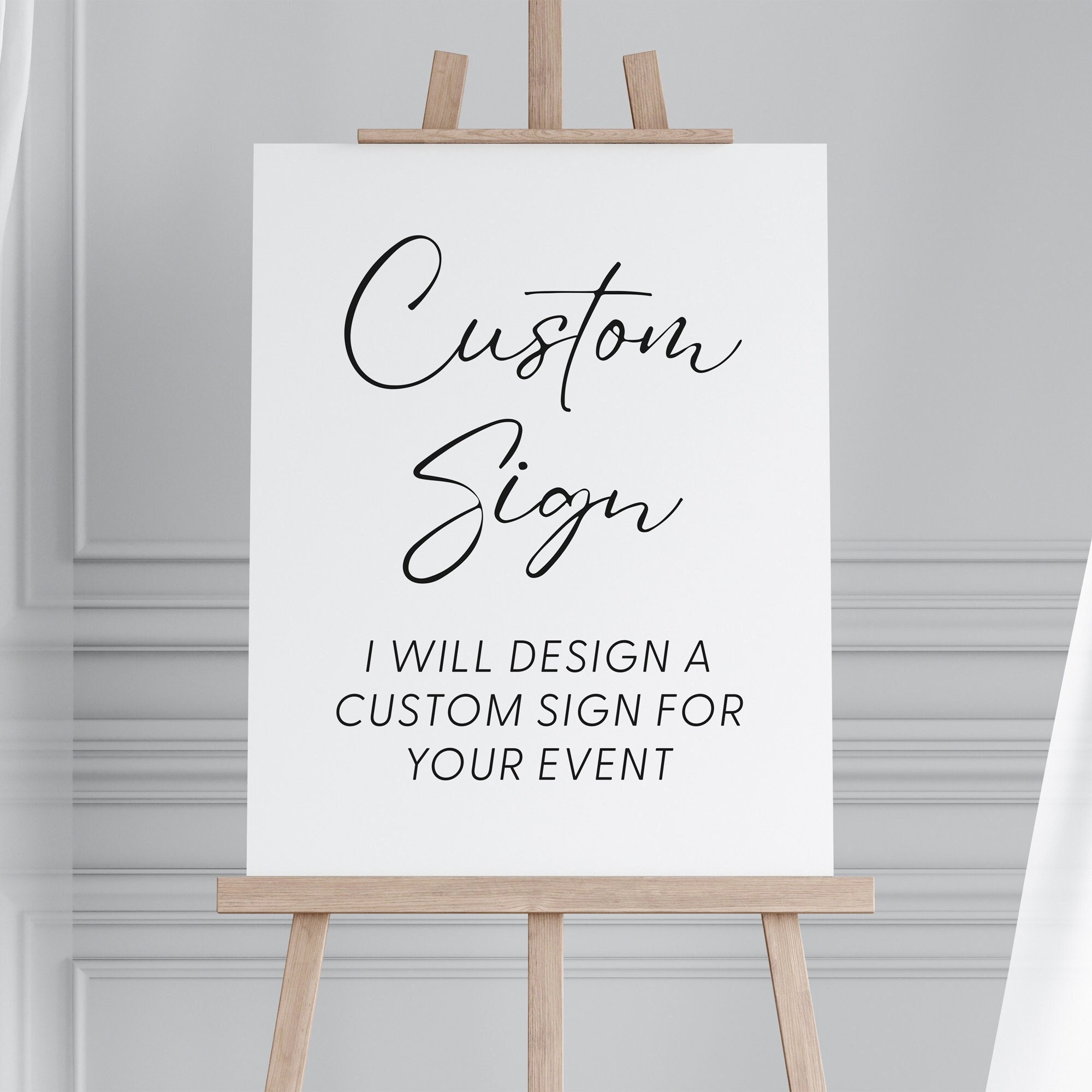 Custom Foam Board Sign Create Your Own Signage Wedding - Etsy