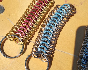 Chainmail Fidget Keychain - Pride Flags | Fidget Keychain | Handmade ...