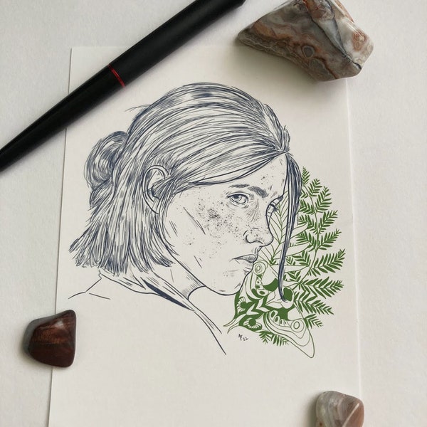 Last of Us Print Ellie - Etsy