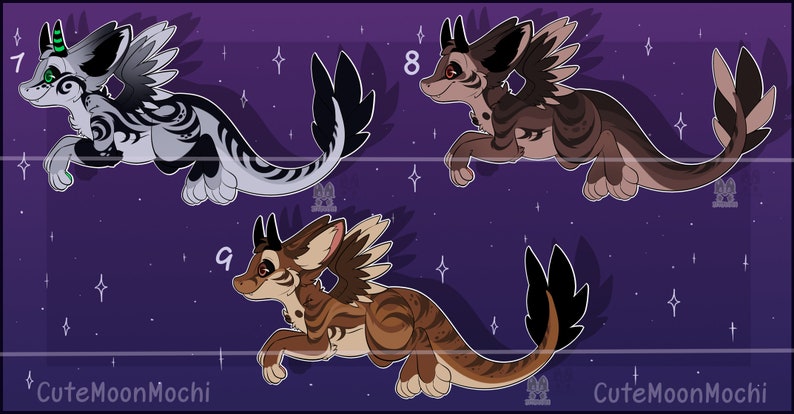 Dutch Angel Dragon Fursona Feral Chibi Character Design Furry - Etsy