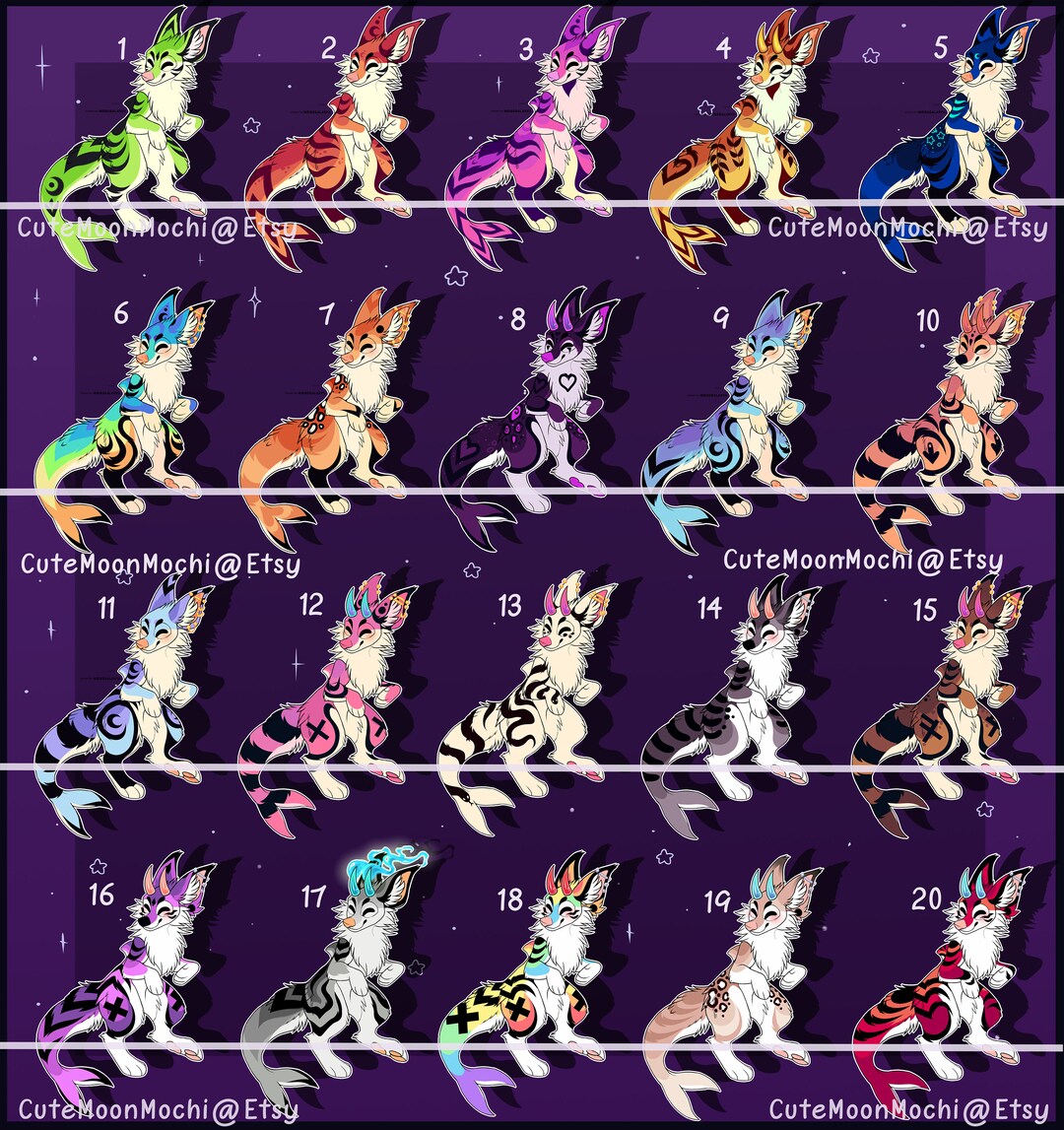 Manokit Fursona Anthro Chibi Character Design Furry Adopt Adoptable Oc ...