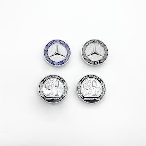 3D AMG Front Hood Emblem Affalterbach Apple Badge Mercedes Benz 57mm ...