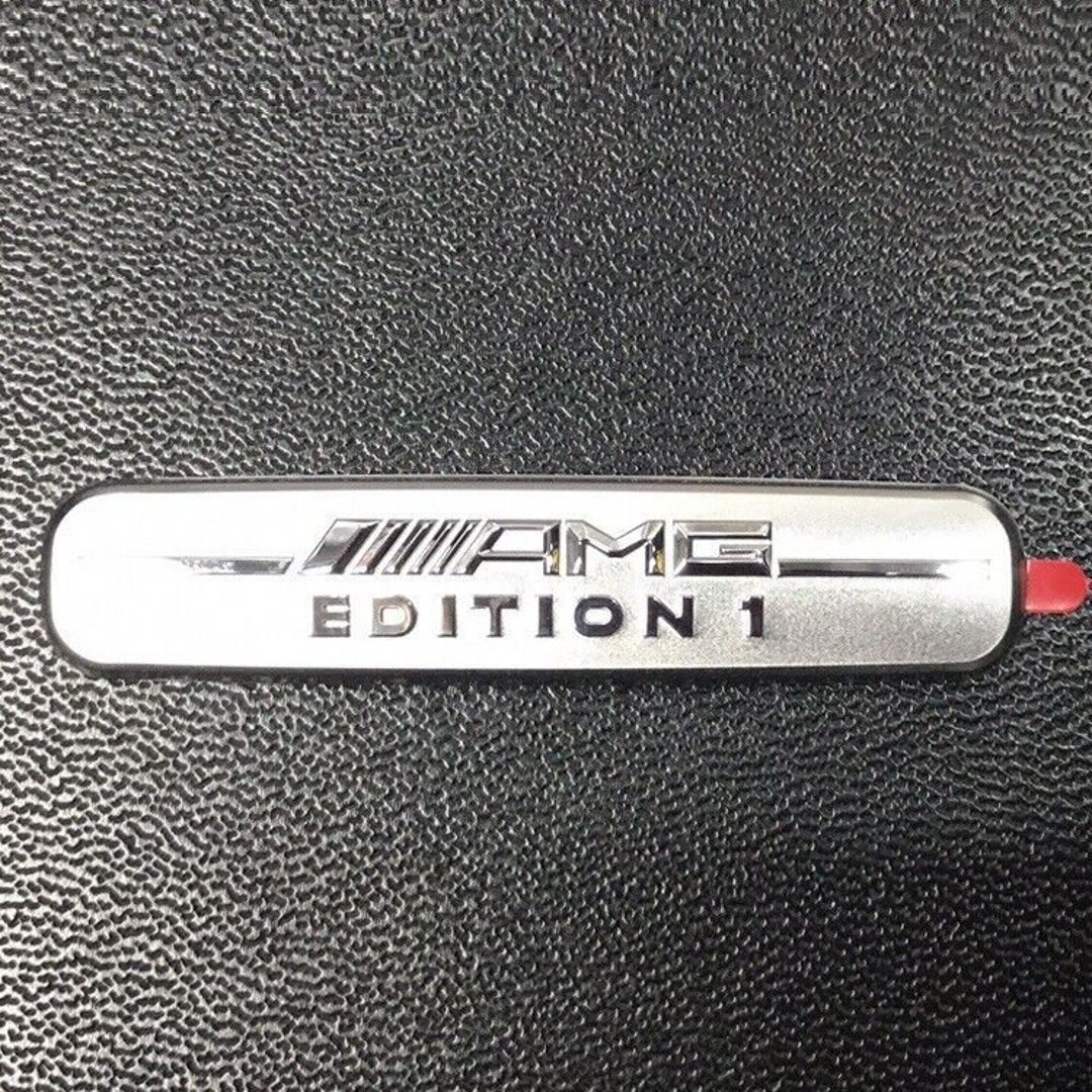 3d Chrome Amg Badge Interior Dash Sticker Decal Car Emblem Edition 1 - Etsy