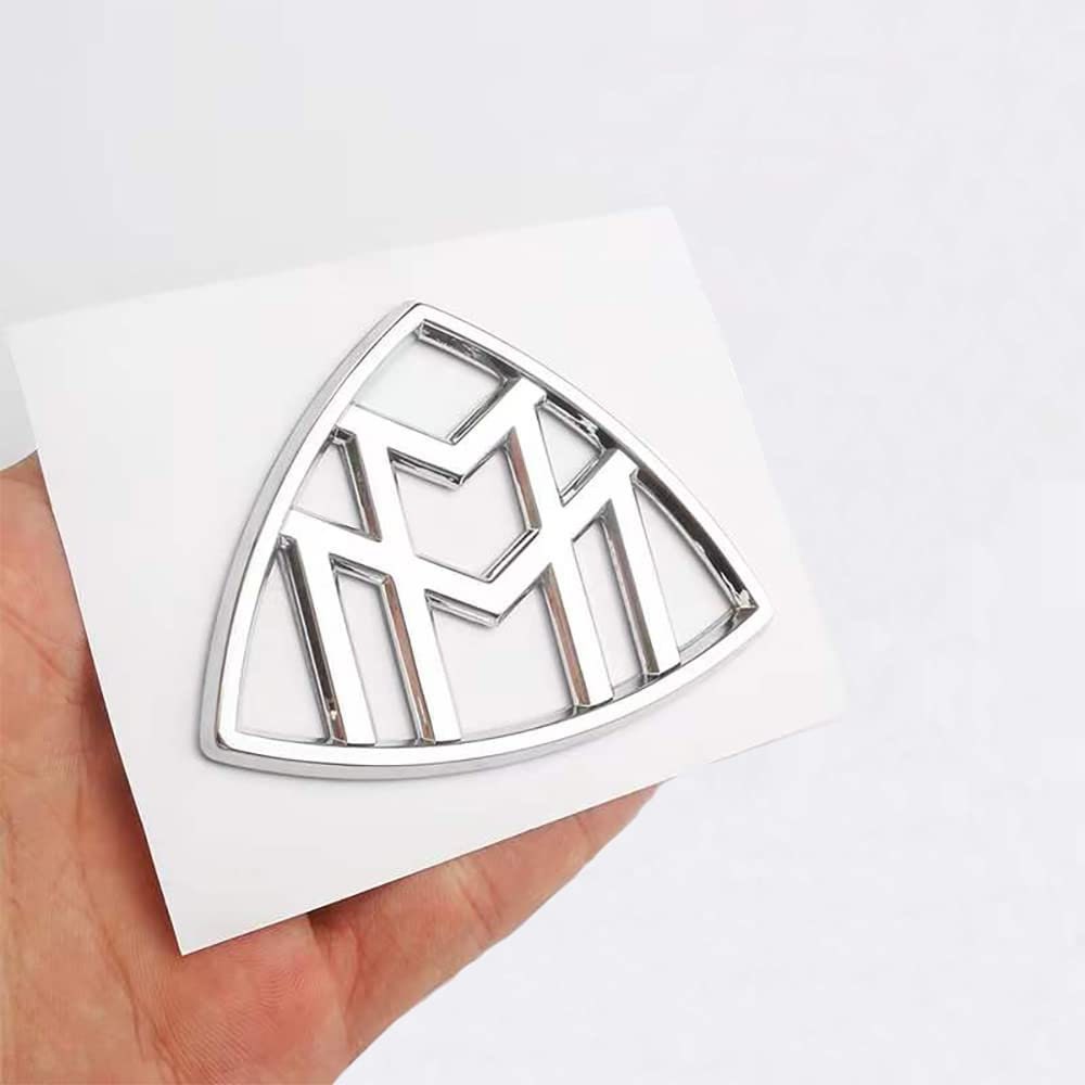 2pcs Maybach Emblem Rear Side Emblem Badge Logo Sticker Self Adhesive ...