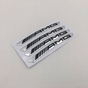 4pcs Mercedes Amg Edition Sport Wheels Badge 3d Sticker Logo Emblem ...