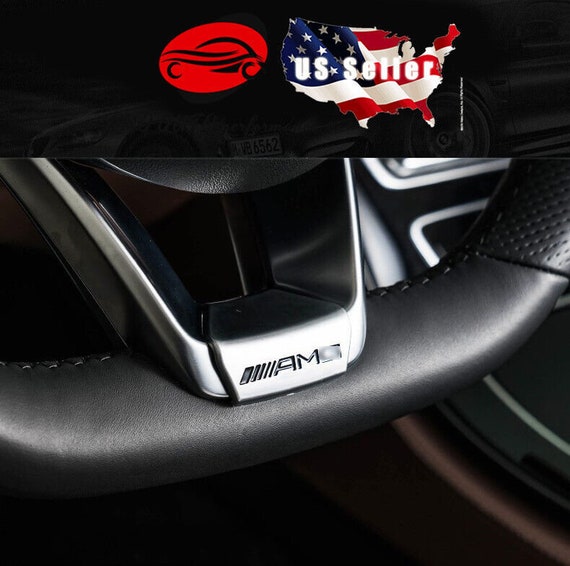 Metal Amg Logo Steering Wheel Emblem Decal Trim Emblem for - Etsy