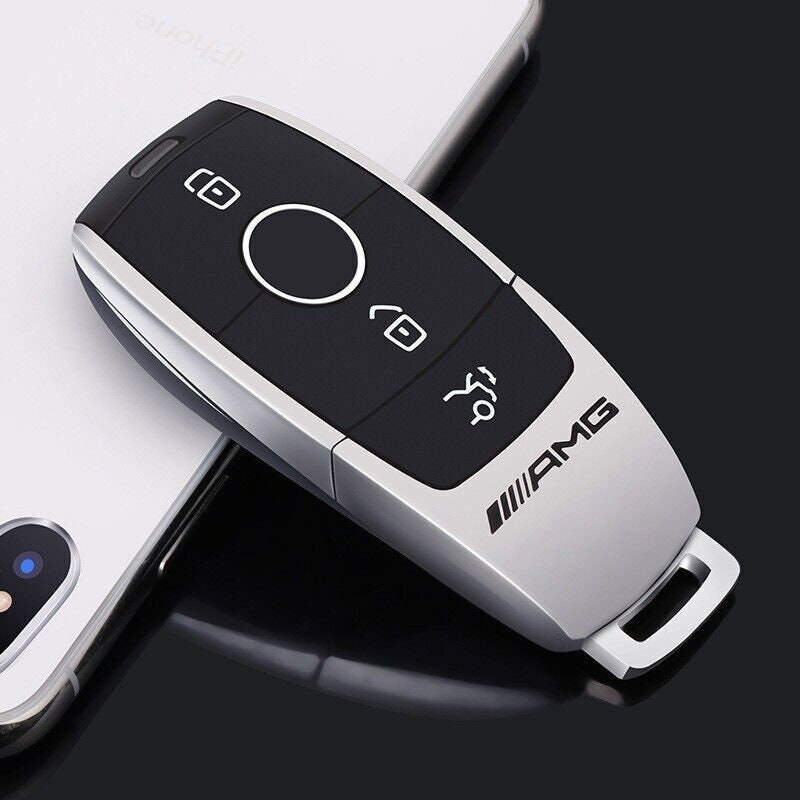 Amg Edition Key Cover Emblem Remote Zinc Alloy Fob Mercedes Benz S E G ...