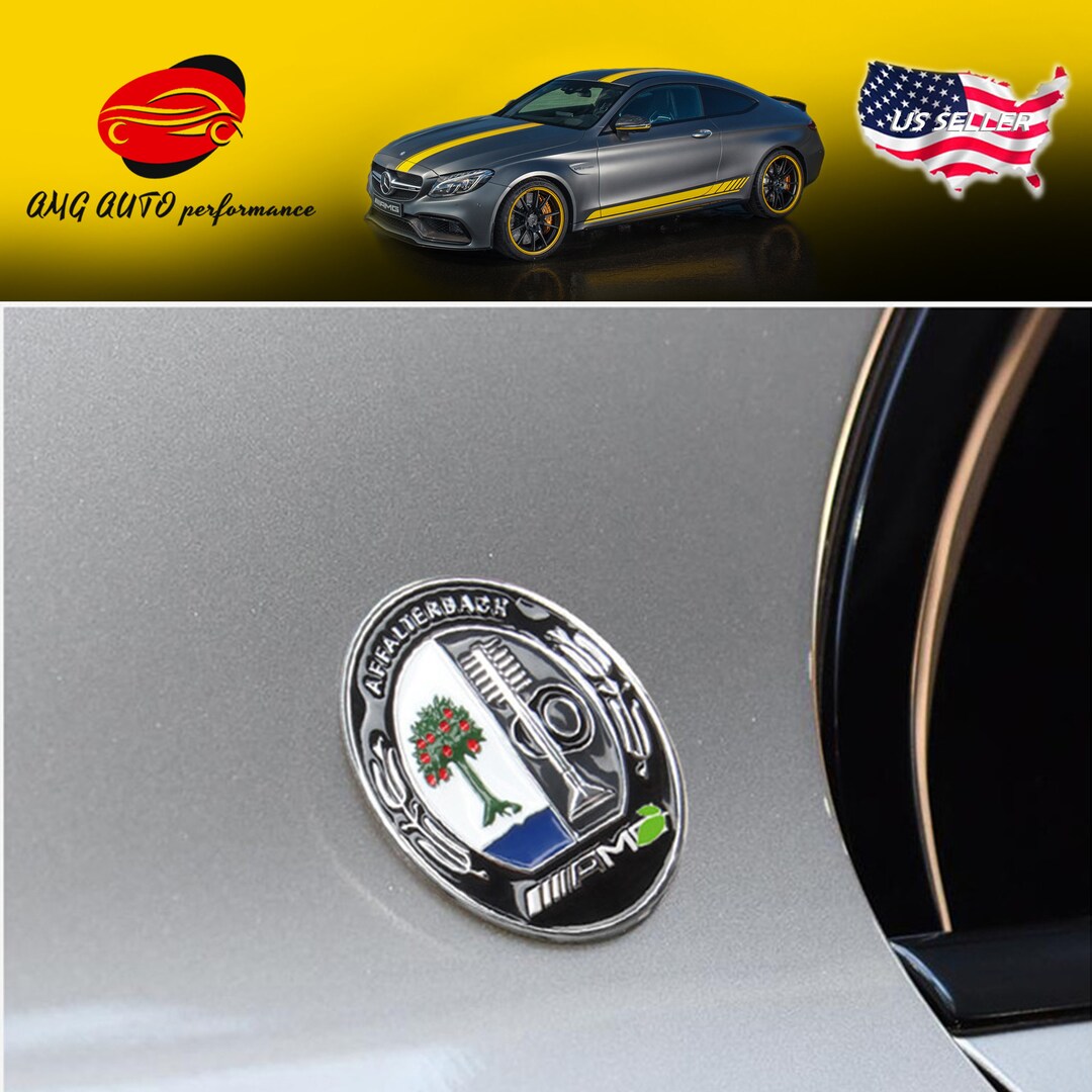 Amg Affalterbach Red Black Emblem 3d Quarterpanel Side Trunk - Etsy