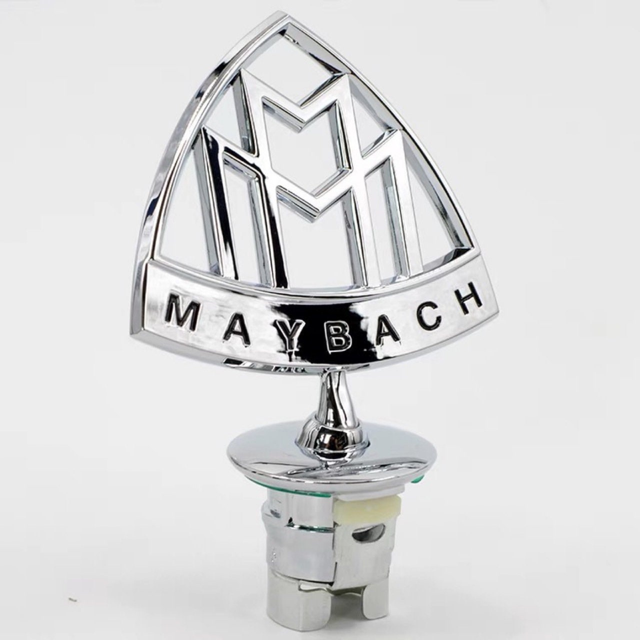 3D Maybach Hood Badge New Standing Metal Emblem Car Logo Head Sticker ...